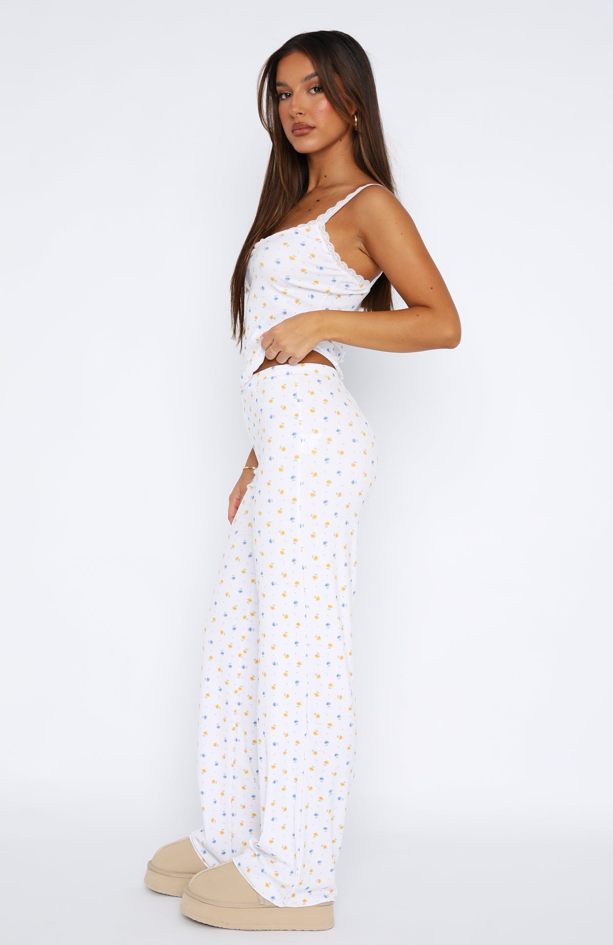 Blissful Dreams Pyjamas Set Buttercup Floral | White Fox Boutique