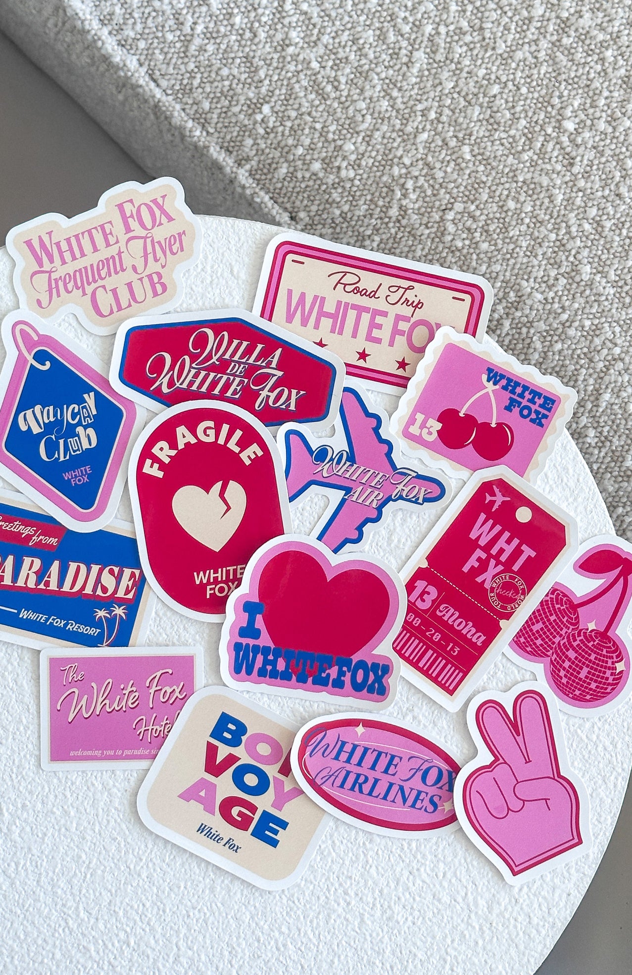 Travel Bug Sticker Pack Mixed | White Fox Boutique