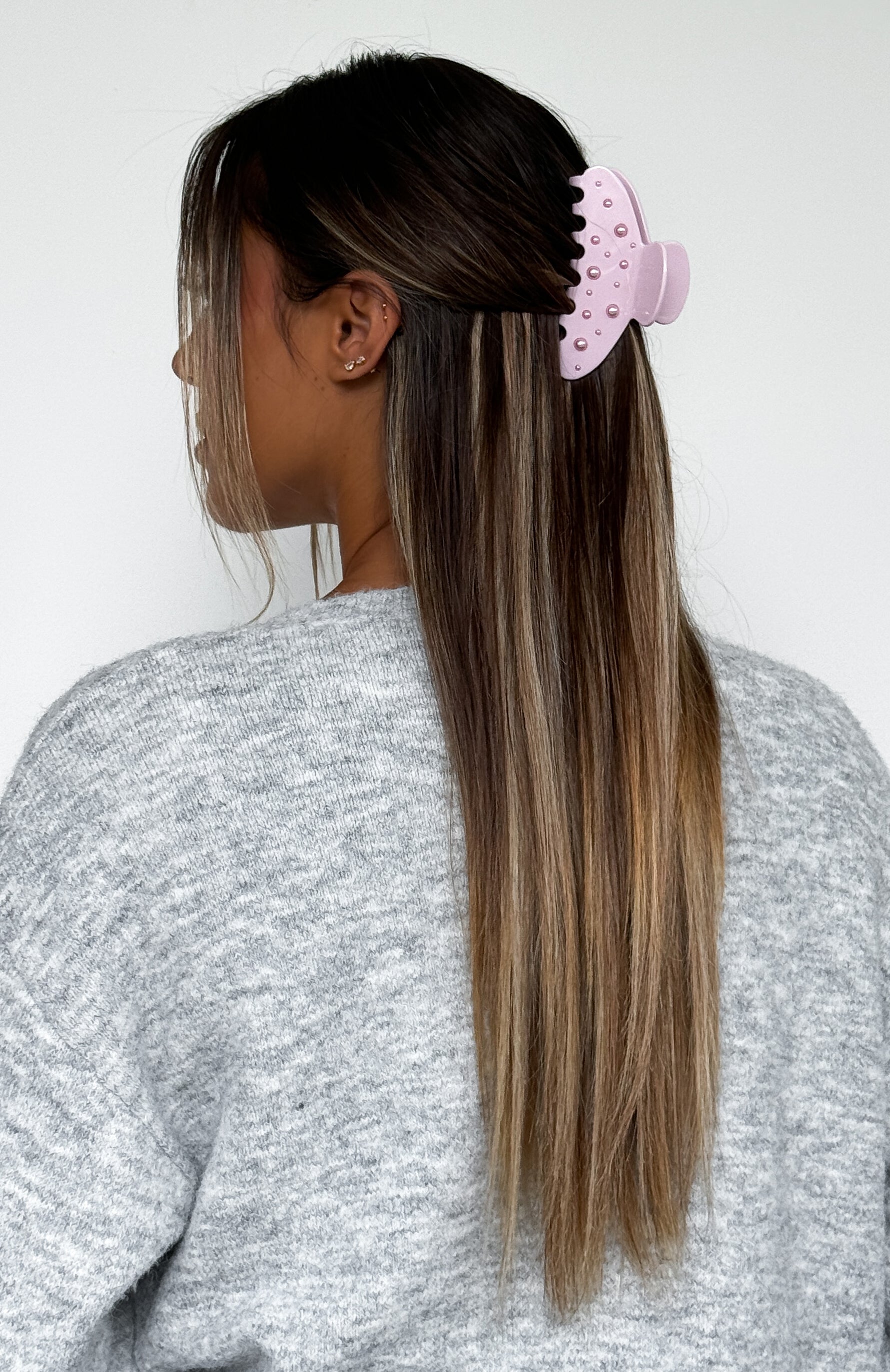 Fiona Hair Clip Baby Pink | White Fox Boutique