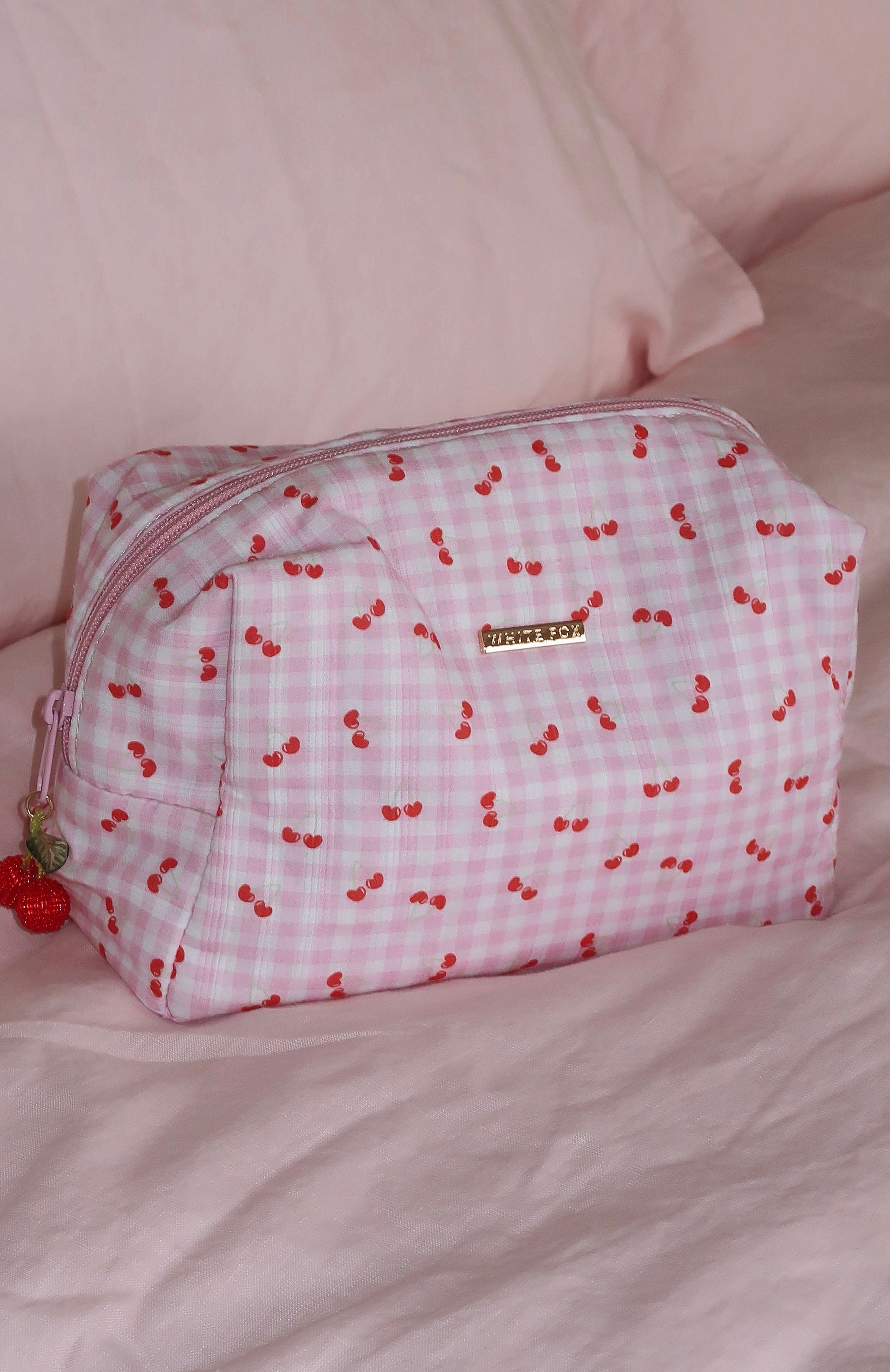 Later Love Cosmetic Bag Cherry Dream | White Fox Boutique