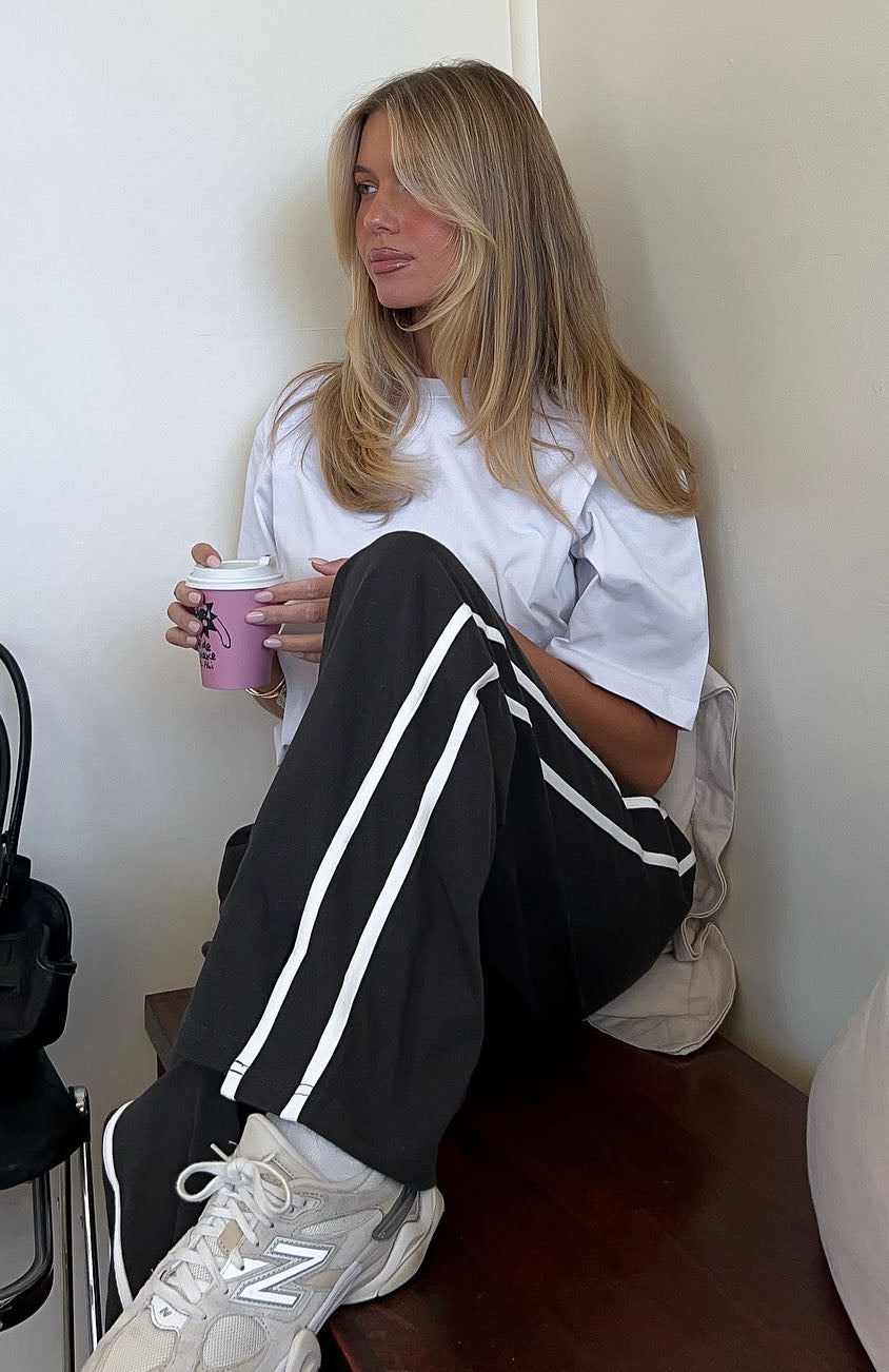 Make Me Promises Pants Charcoal | White Fox Boutique