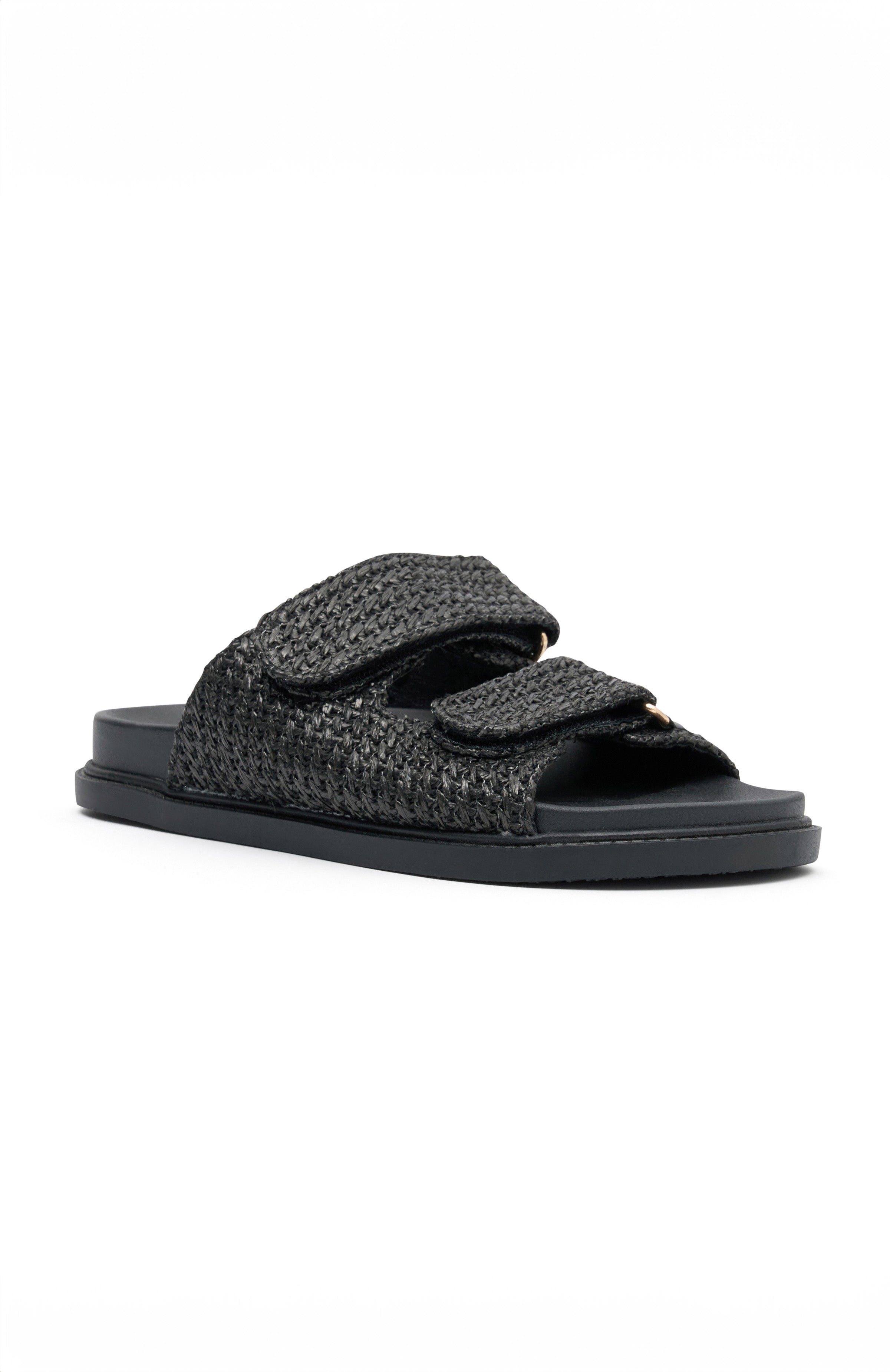 Off Duty Sandals Black | White Fox Boutique