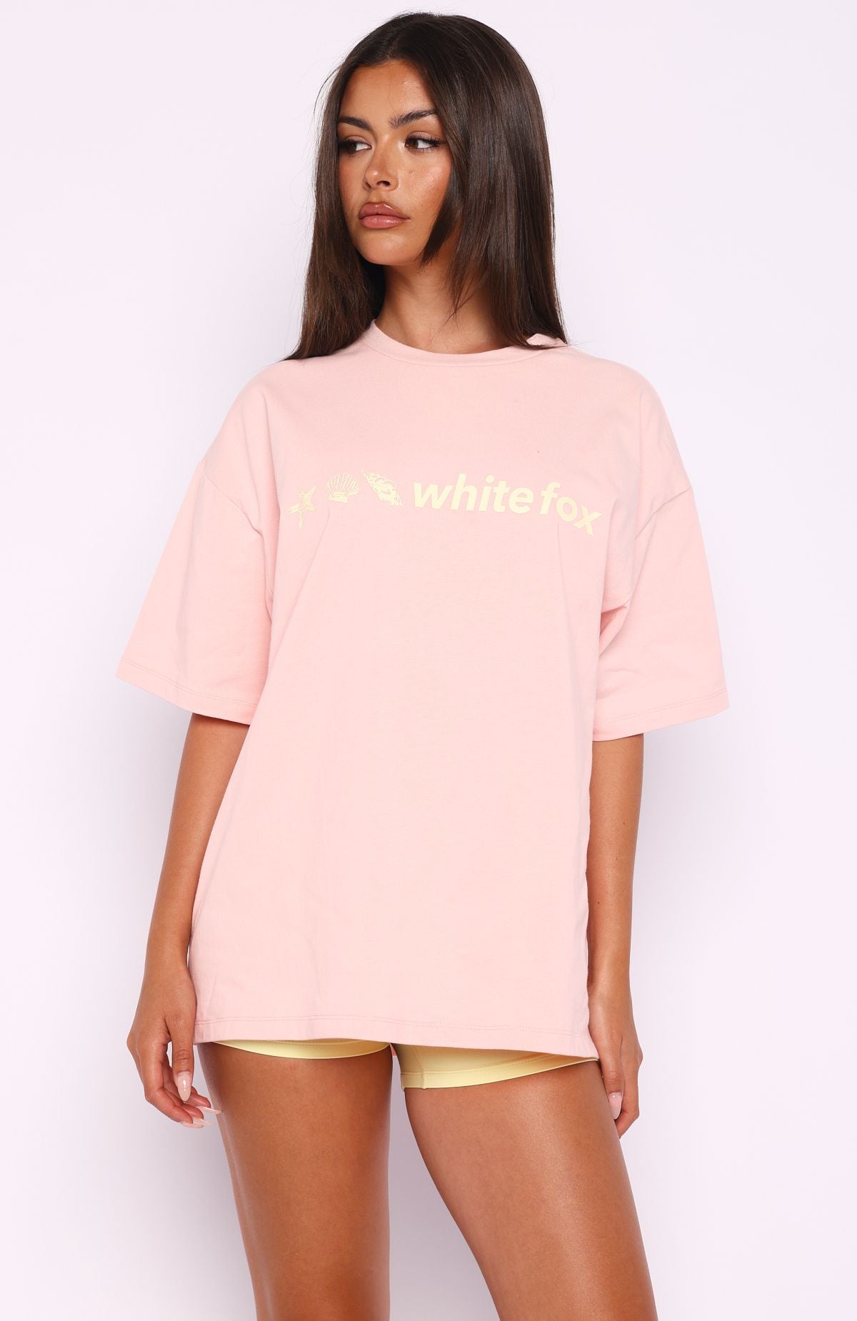 Tropic Rush Oversized Tee Pink | White Fox Boutique