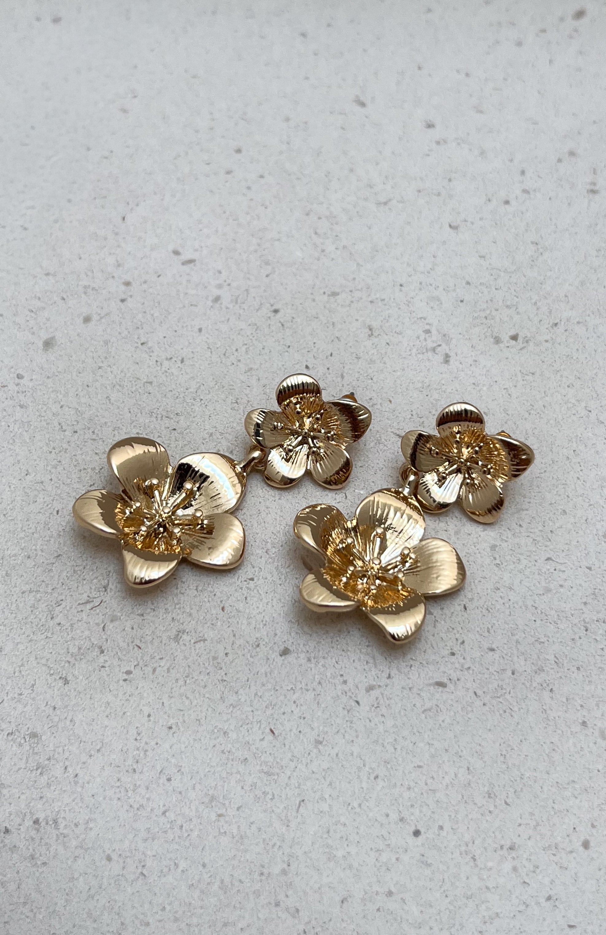 Astara Earrings Gold | White Fox Boutique