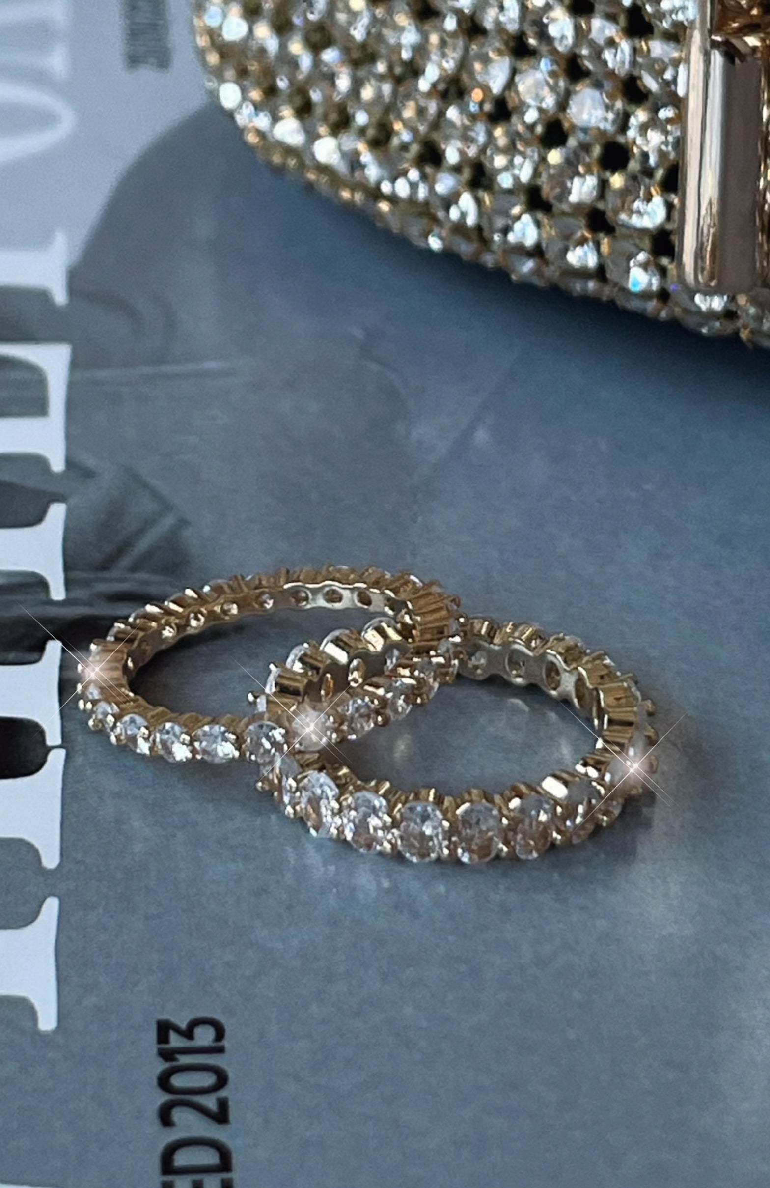 Brax Ring Set Gold | White Fox Boutique