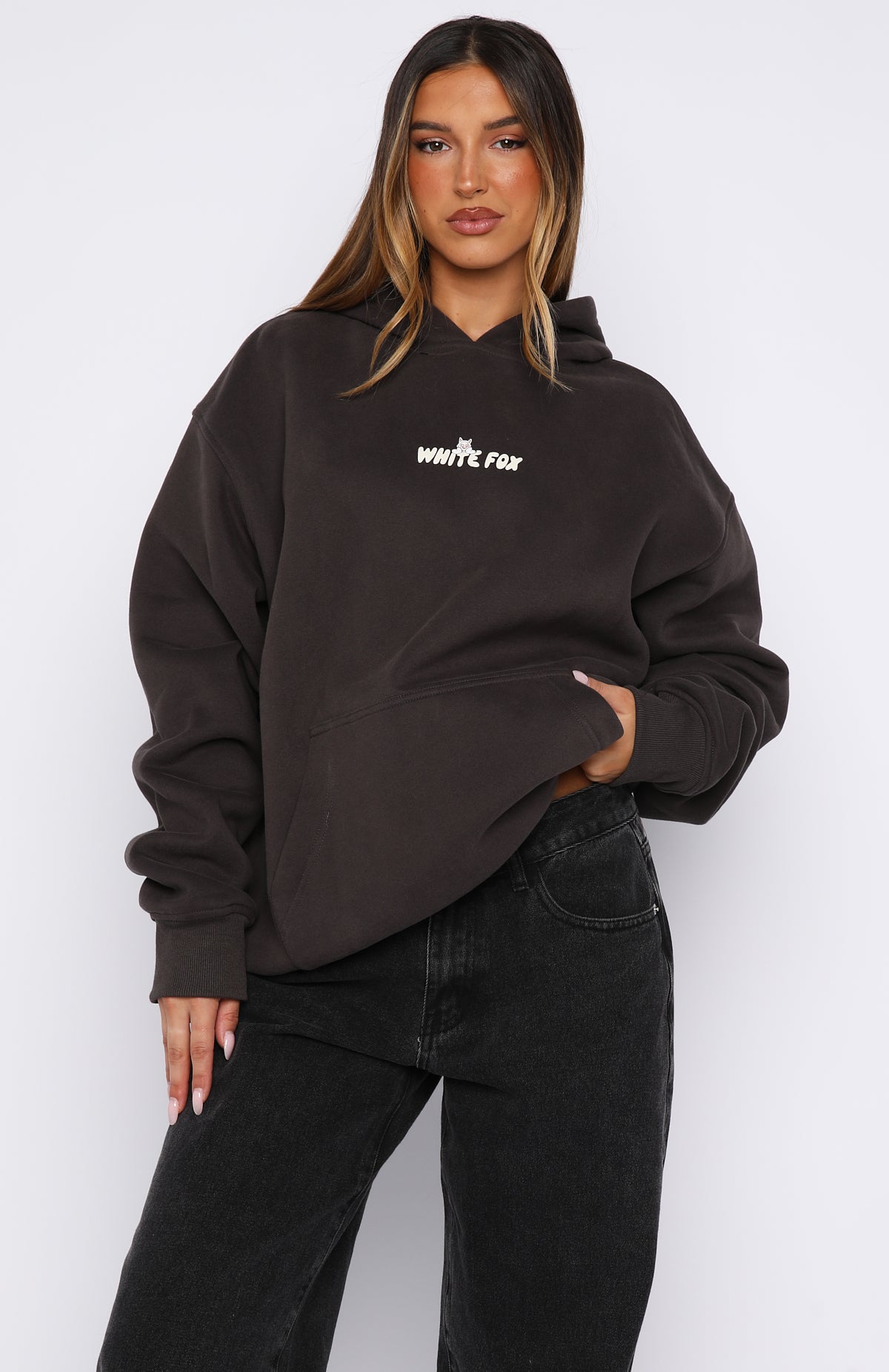 Bubbles & Foxy Friends Oversized Hoodie Bubbles | White Fox Boutique