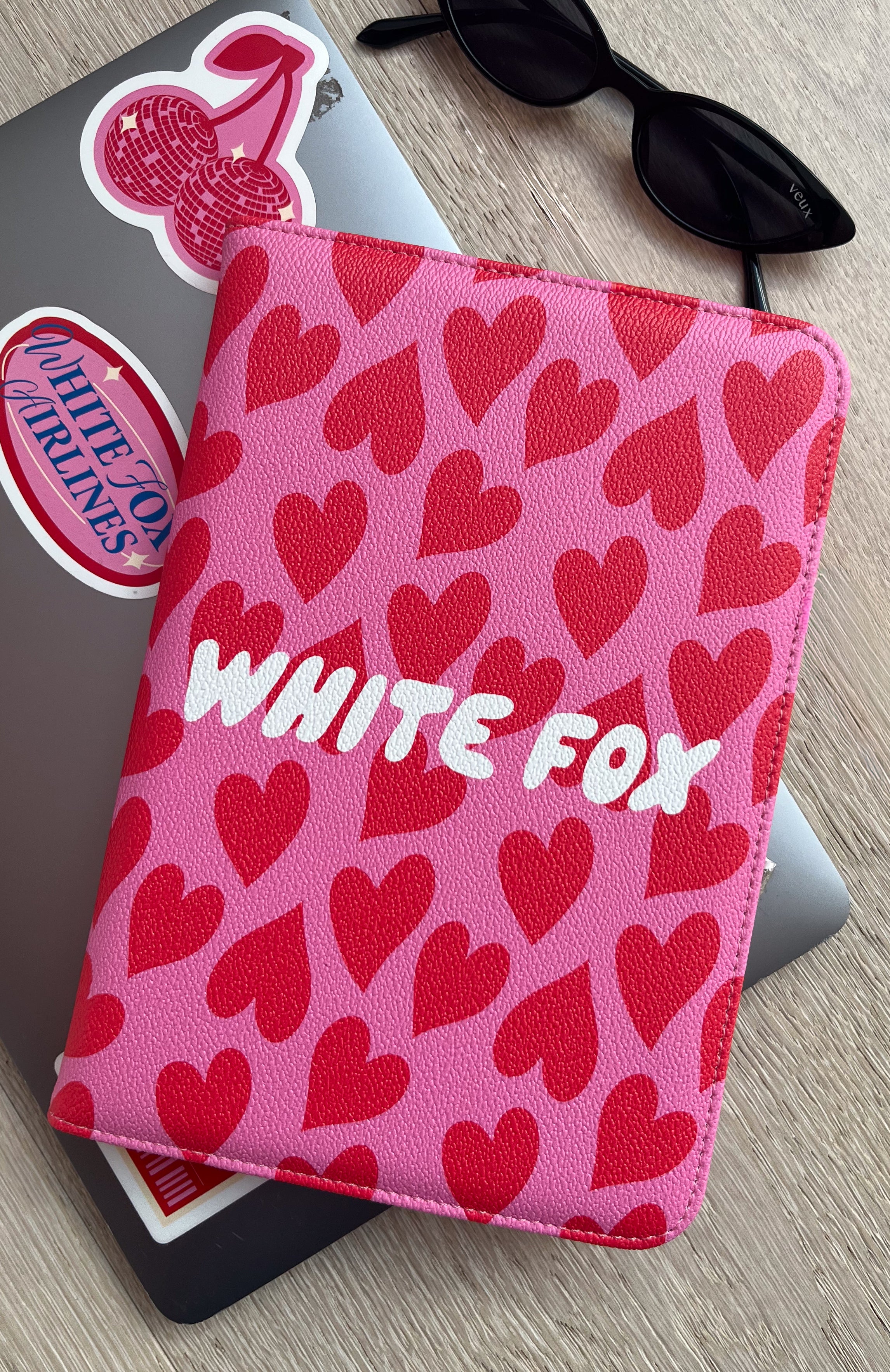 Speckles A5 Notebook Pink Hearts | White Fox Boutique