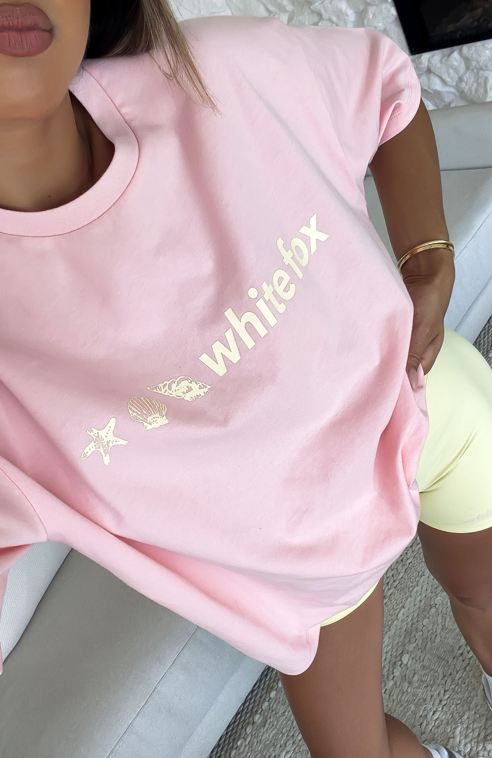 Tropic Rush Oversized Tee Pink | White Fox Boutique
