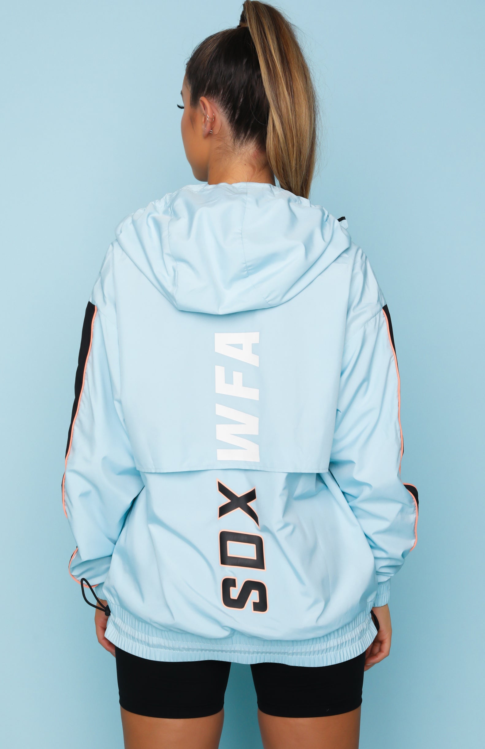 Skyler Windbreaker Sky Blue | White Fox Boutique